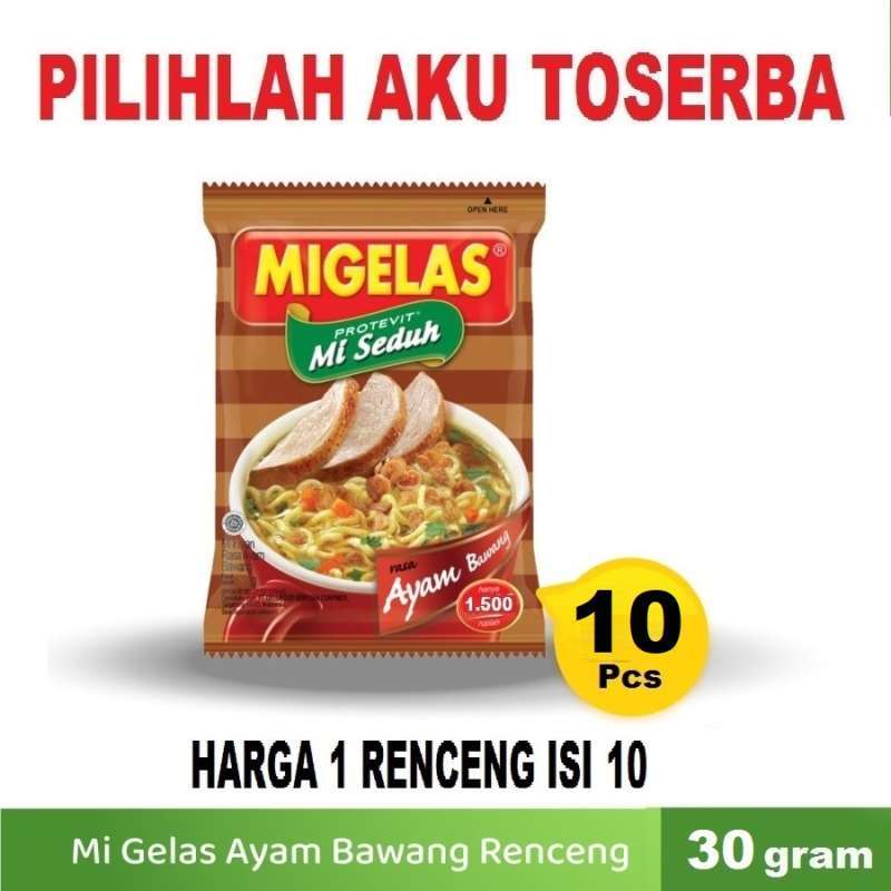 Promo Mie Gelas Migelas Rasa Ayam Bawang @28 Gr - (harga 1 Renceng Isi ...