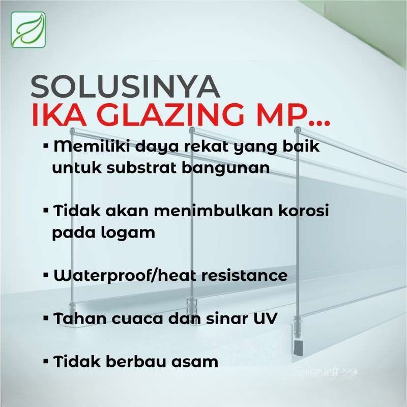 Promo Silicone Sealant Lem Kaca Silikon Silen Ika Glazing Mp 300ml ...