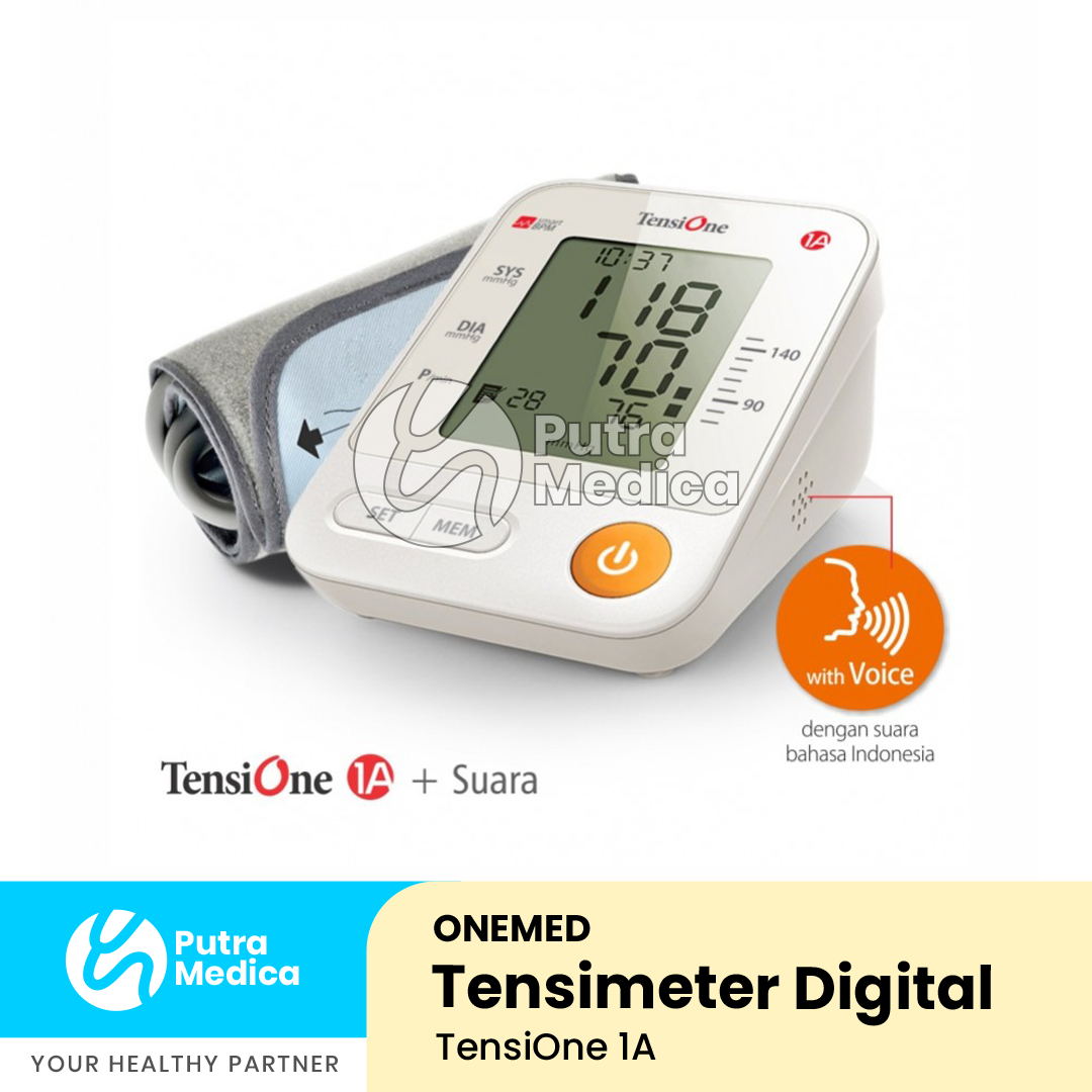 Jual Onemed TensiOne 1A Tensimeter Digital + Gratis AC Adapter / Tensi ...