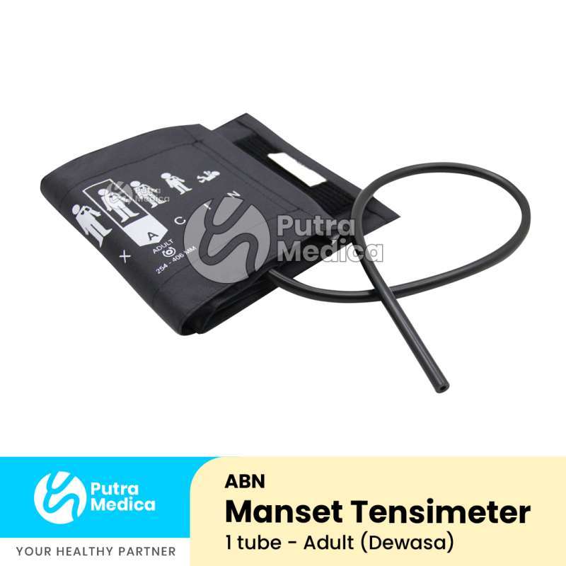 Jual Abn Manset Tensimeter 1 Selang Dewasa / Nylon Cuff / Karet Tensi ...