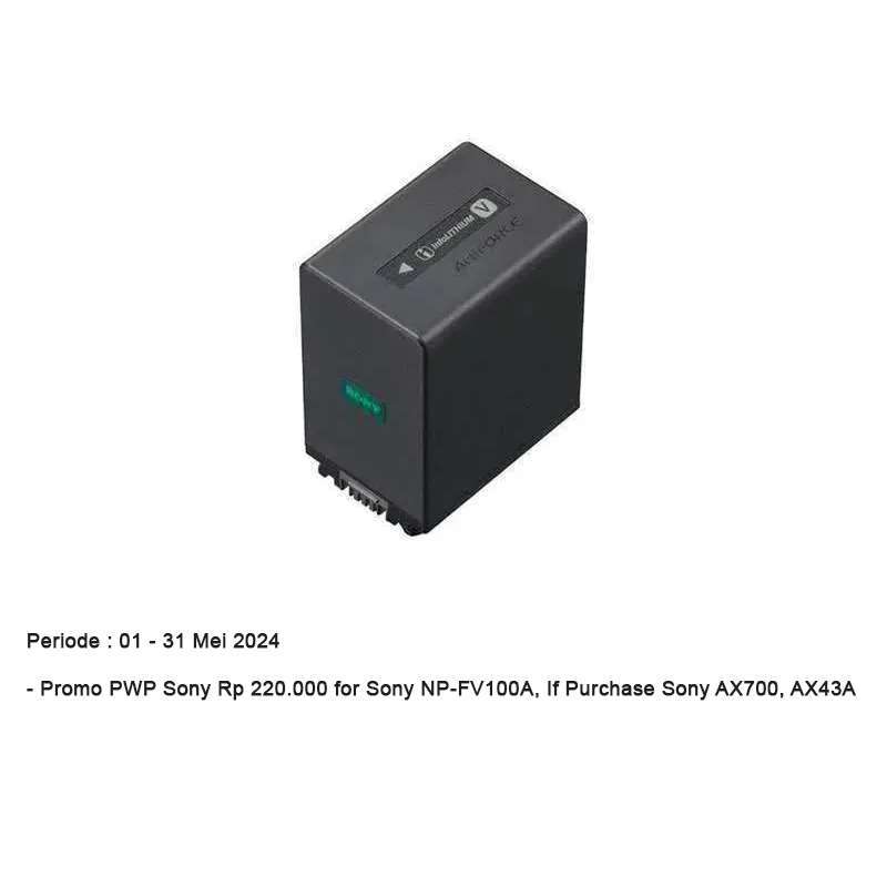 Jual Jpc Kemang Sony Np-fv100a V-series Battery Pack 3410mah Sony Fv 100a Original Di Seller Jpc ...