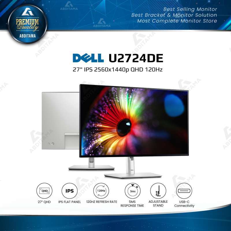 Jual Monitor Dell Ultrasharp U2724de 27 Ips 2560x1440p Qhd 120hz Di ...