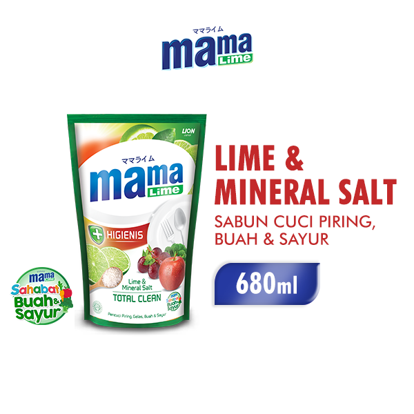 Jual Surabaya - Mama Lime Total Clean Lime & Mineral Salt Pouch [680 Ml ...