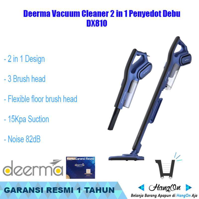 Promo Deerma Dx810 Handheld Portable Vacuum Cleaner 2-in-1 Penyedot ...