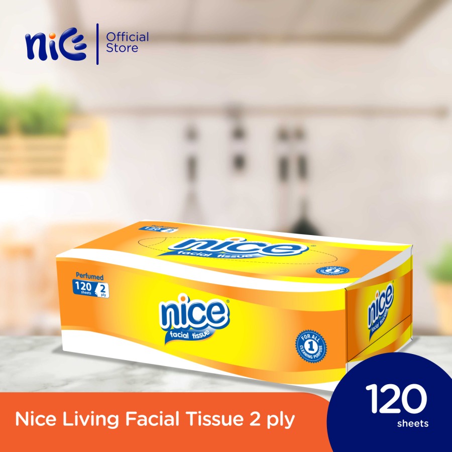 Jual Nice Facial Tissue [120 Sheets/ 2 Ply/ Kemasan Box] Di Seller ...
