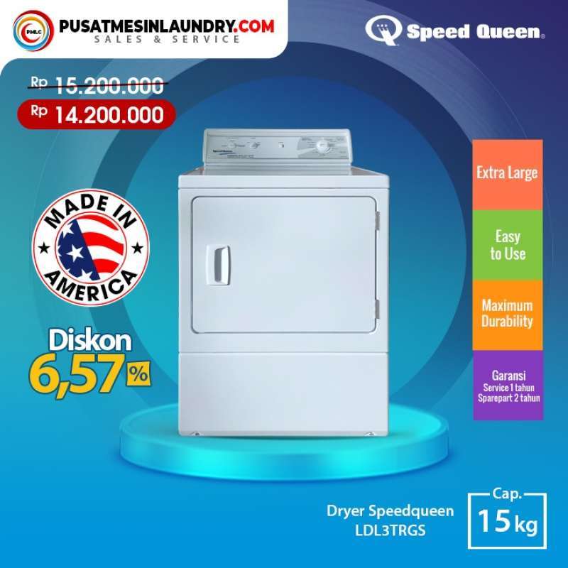 Jual Speed Queen Dryer 15 Kg Original, Murah & Diskon Juli 2024 | Blibli