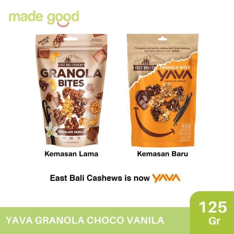 Promo Yava East Bali Granola Bites 125gr 400gr Healthy Snack Vegan ...
