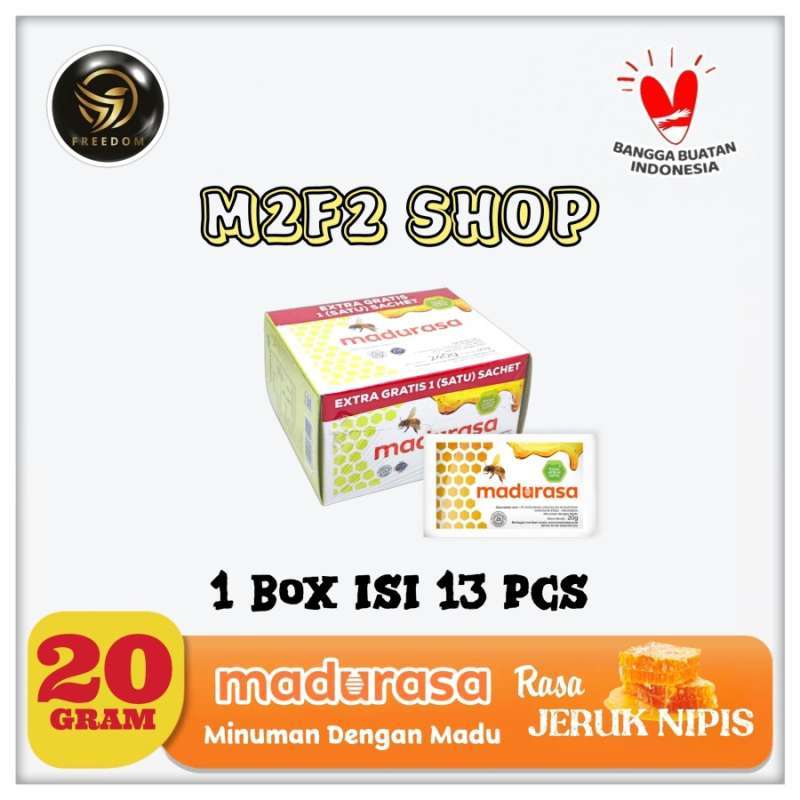 Promo Madurasa Minuman Madu Asli Rasa Jeruk Nipis Sachet - 20 gr ...