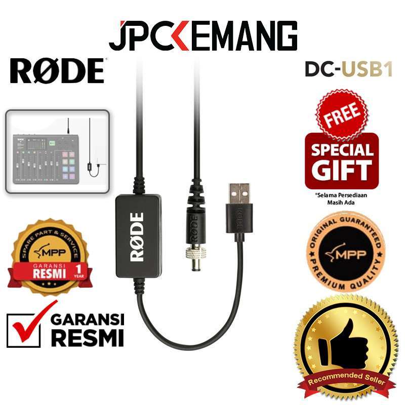 Jual Jpc Kemang Rode Dc Usb1 Usb To 12v Dc Power Cable For Rode Caster ...