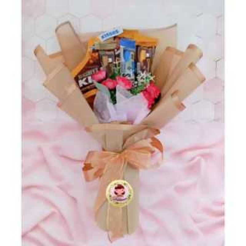 Jual Buket Bouquet Coklat Premium Ferrero Hershey Hadiah Wisuda Ultah ...