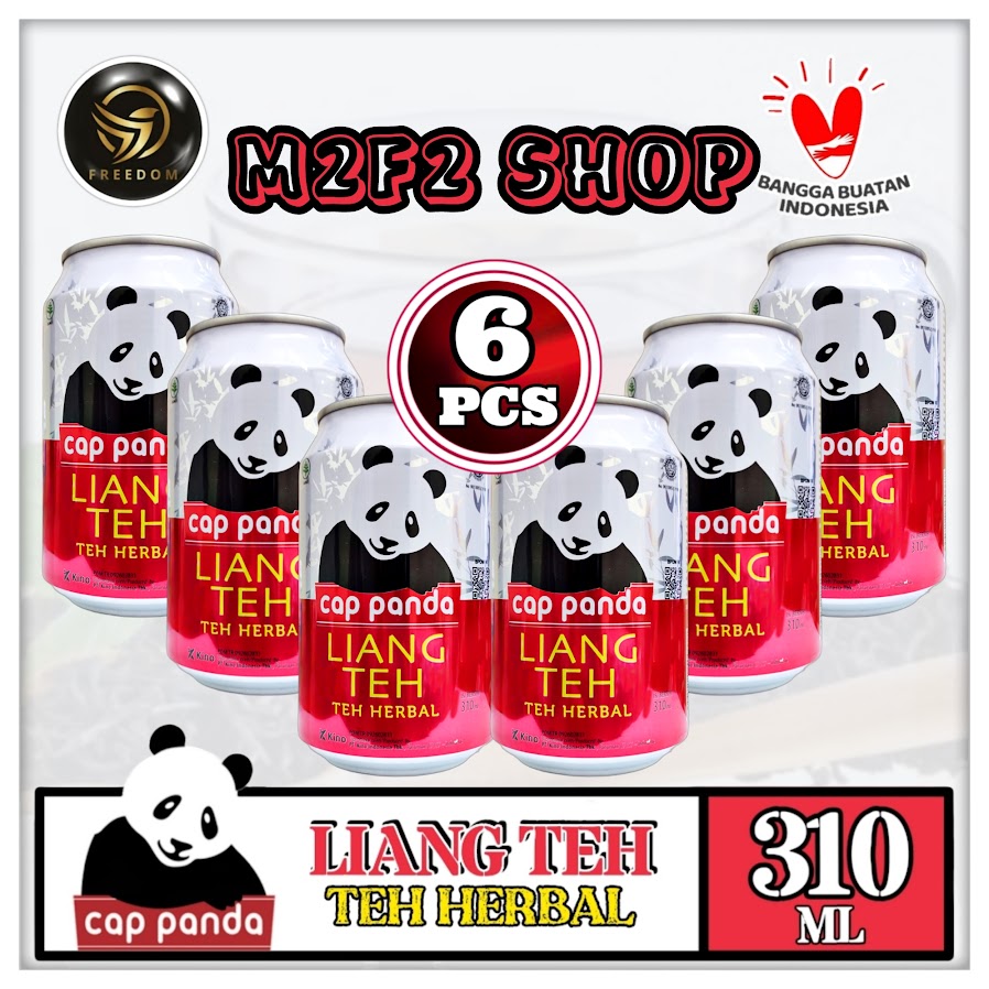 Promo Cap Panda Minuman Liang Tea | Teh Kaleng - 310 ml (Kemasan 6 Pcs ...