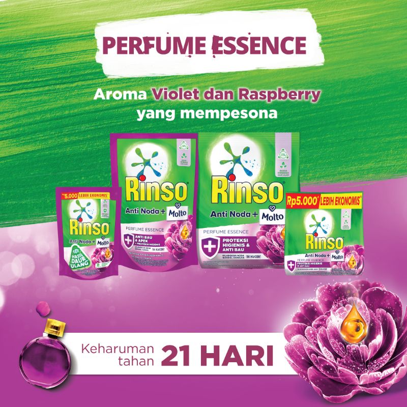 Promo Rinso Molto Detergent Cair Deterjen Anti Noda Perfume Essence 700 ...