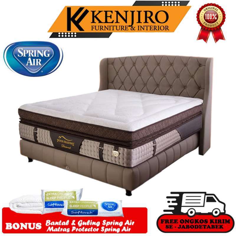 Jual Full Set Kasur Spring Air Spring Bed Four Seasons Diamond - 120 X ...