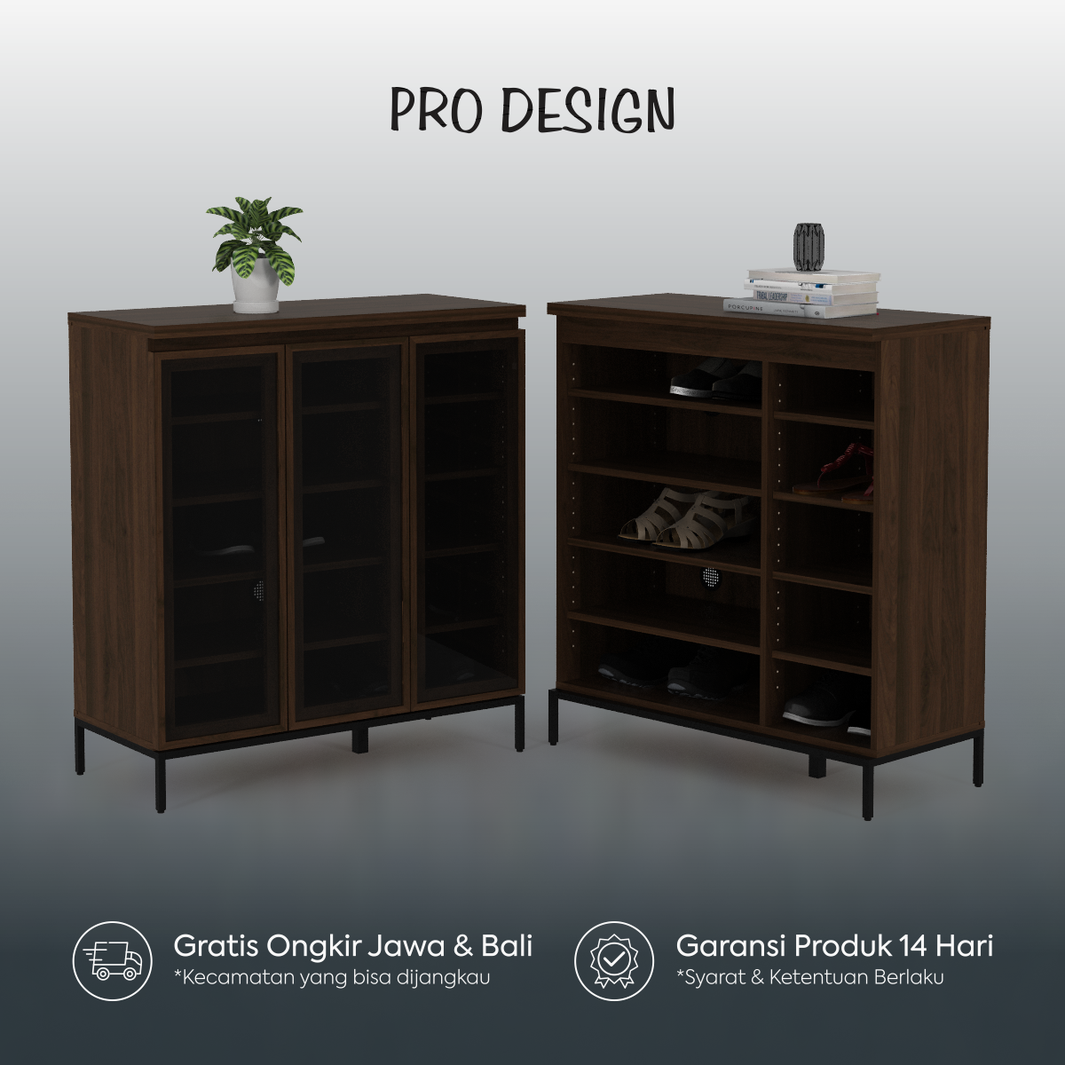 Promo Pro Design Petra Rak Sepatu Diskon 29% di Seller Pro Design ...