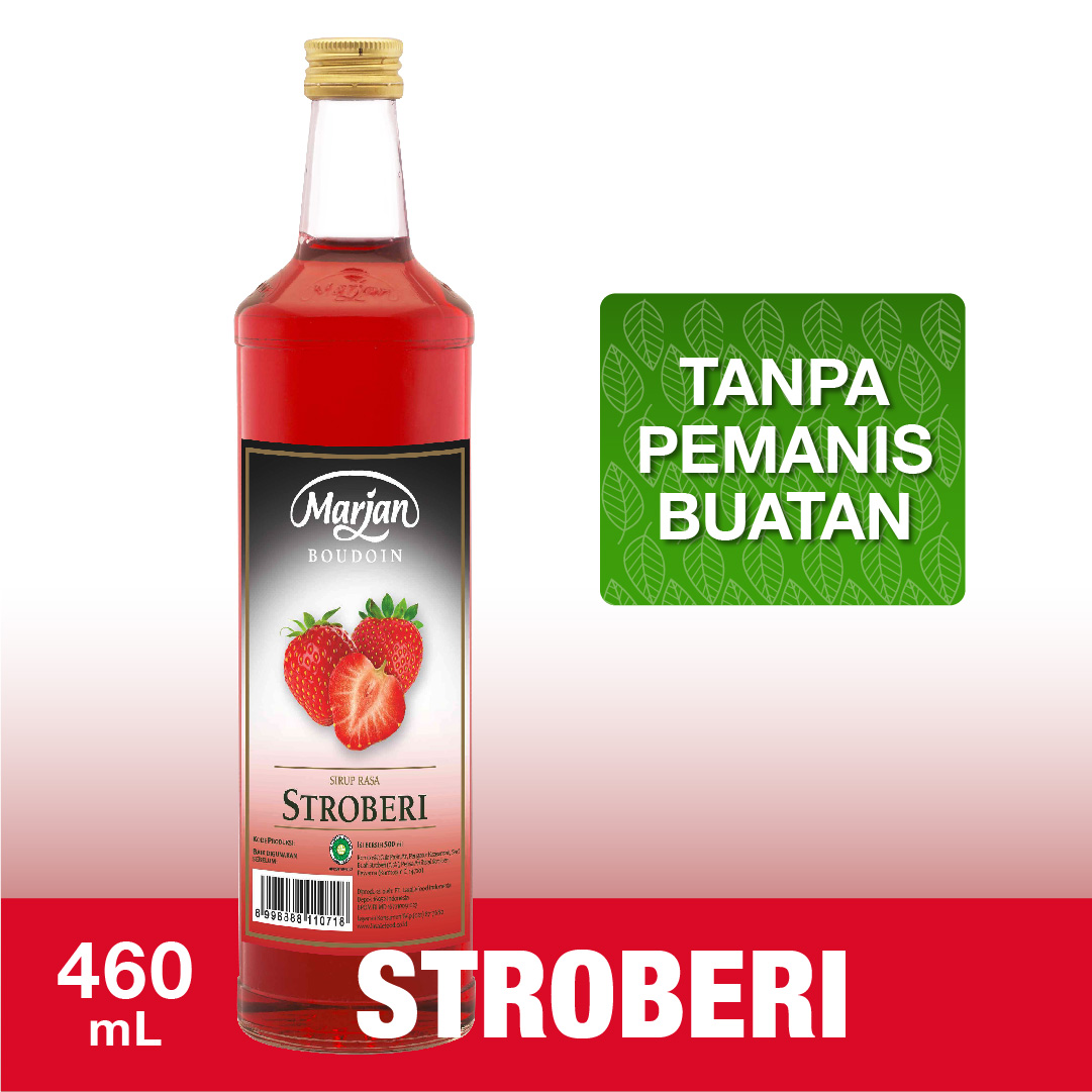 Promo Marjan Strawberry Sirup 460 Ml Diskon 30% Di Seller Lasallefood ...