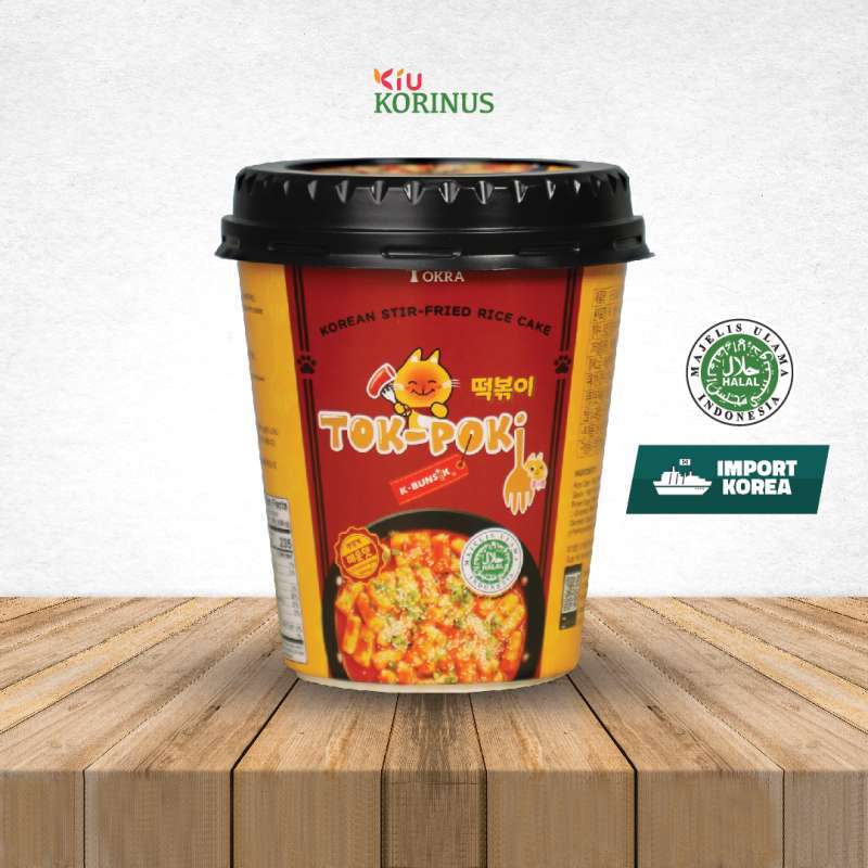 Promo K- Bunsik Tokpoki Cup 140g /tteokbokki / Toppoki / Tok-poki Pedas ...