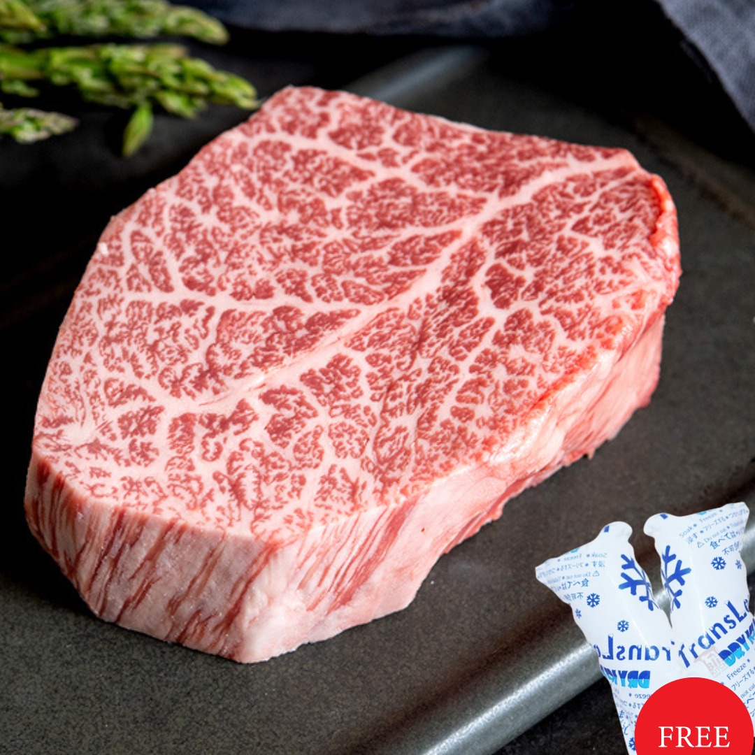 Jual Japanese Wagyu Beef Filet Mignon A5 / Tenderloin Wagyu A5 Steak ...