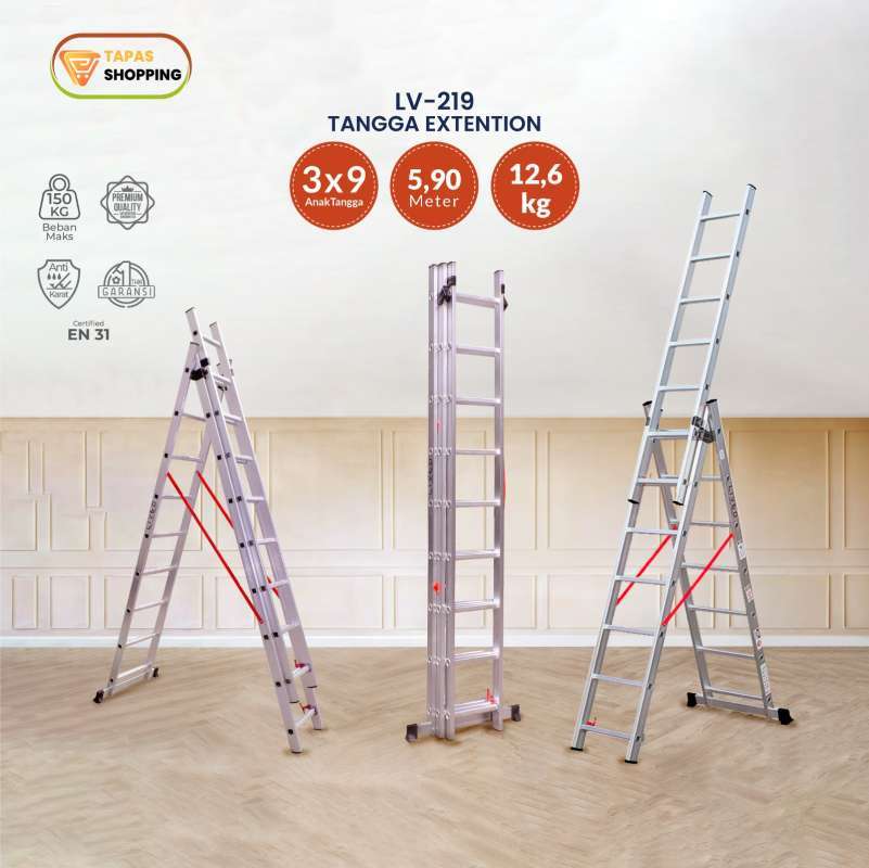 Jual Tangga Extension Ladder Original Murah - Harga Diskon Februari ...