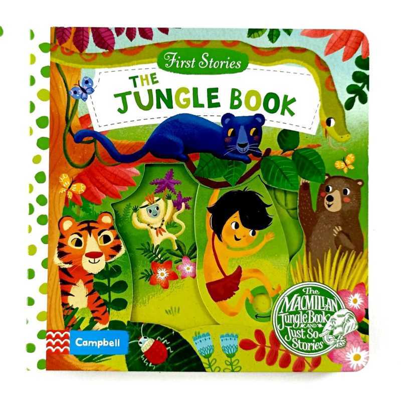 Promo Campbell First Stories The Jungle Book Push Pull Slide Board Book ...