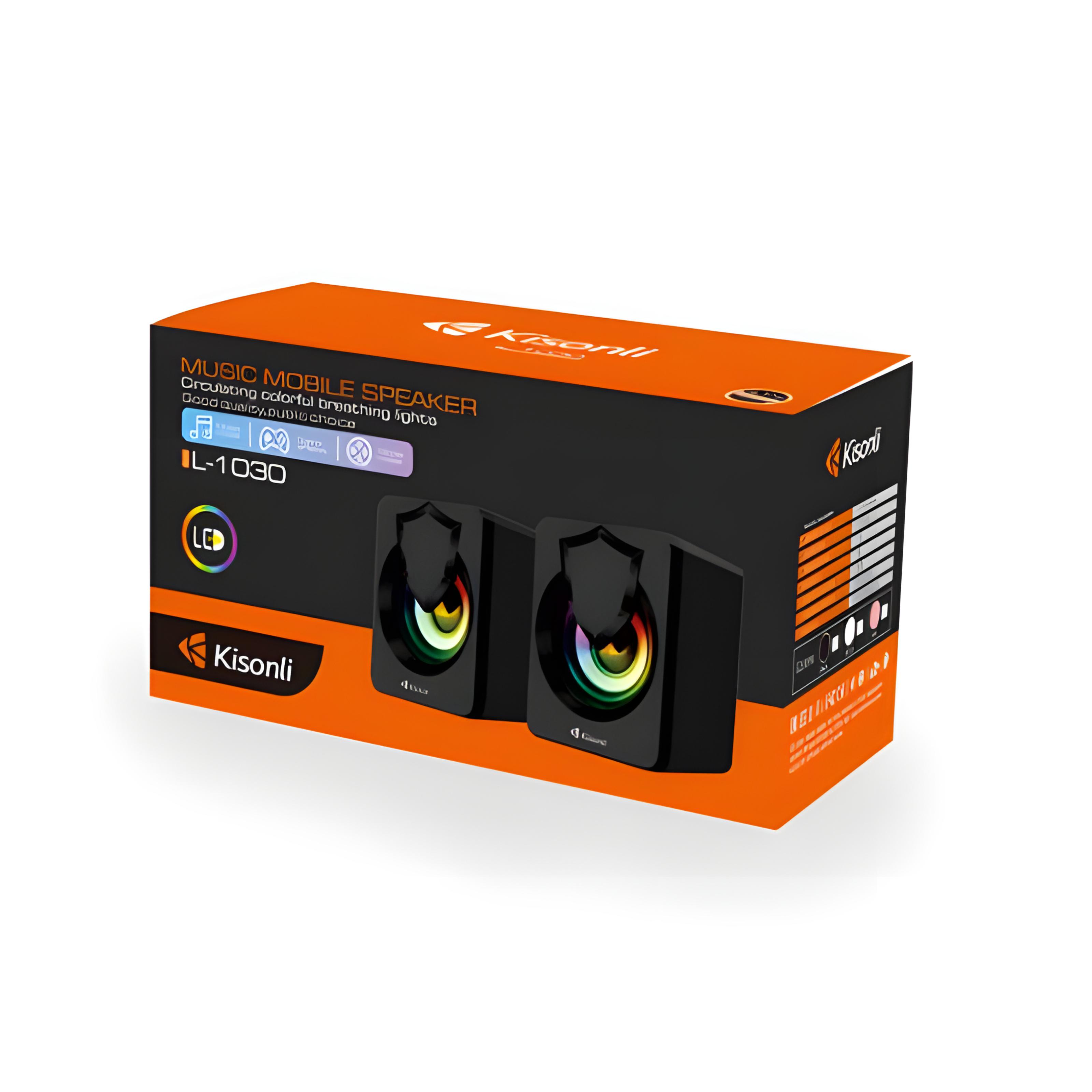 Promo Kisonli - Speaker 2.0 Komputer / Laptop Multimedia Lampu Led L ...