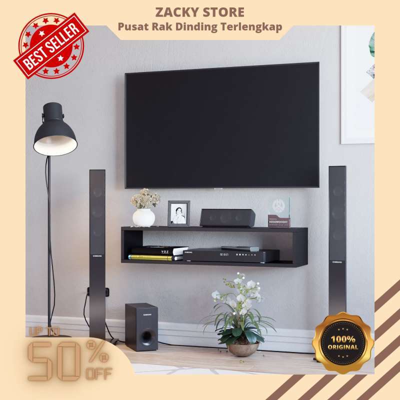 Promo Rak TV Minimalis Murah Rak TV Dinding Tempel Rak TV Modern Type 010 Diskon 28% di Seller ...