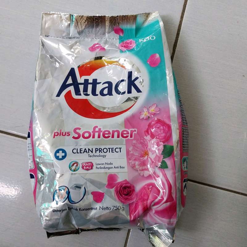 Jual Attack Detergent Plus Softener Anti Bau 800 Gr 800 Gram Deterjen Di Seller Putri - Situ ...
