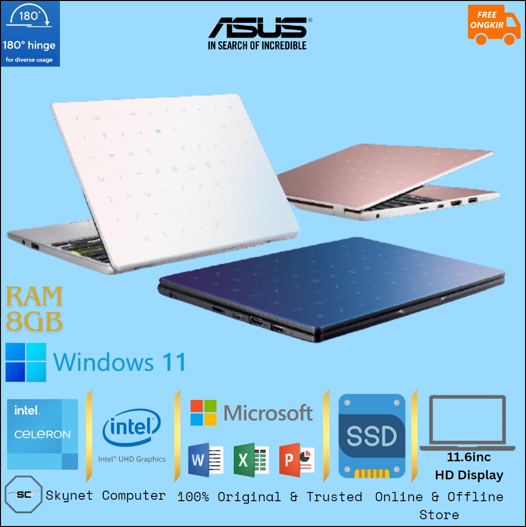 Jual Asus Vivobook E210mao Intel N4020u Ram8gb Ssd512gb 11,6 Hd Windows ...