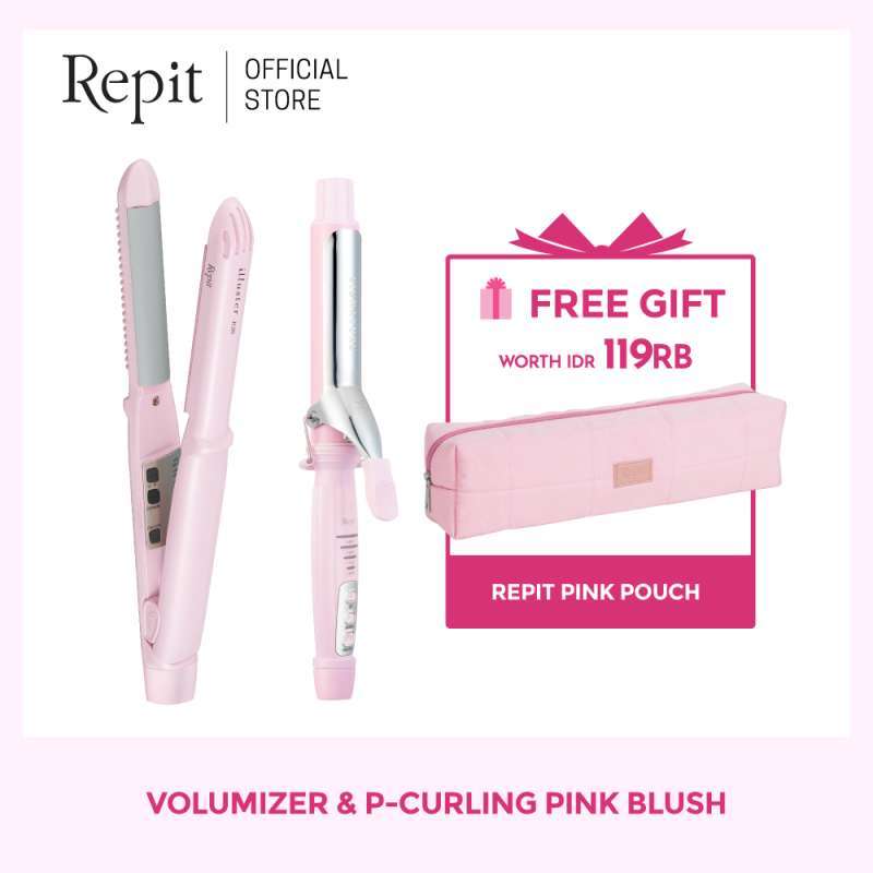 Promo Paket Repit Catokan Volumizer - Pengeriting Rambut P Pink - 36mm Diskon 36% di Seller ...