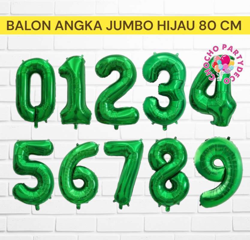 Jual Balon Ultah Angka Jumbo Harga Termurah Dan Terlengkap 2024 | Blibli