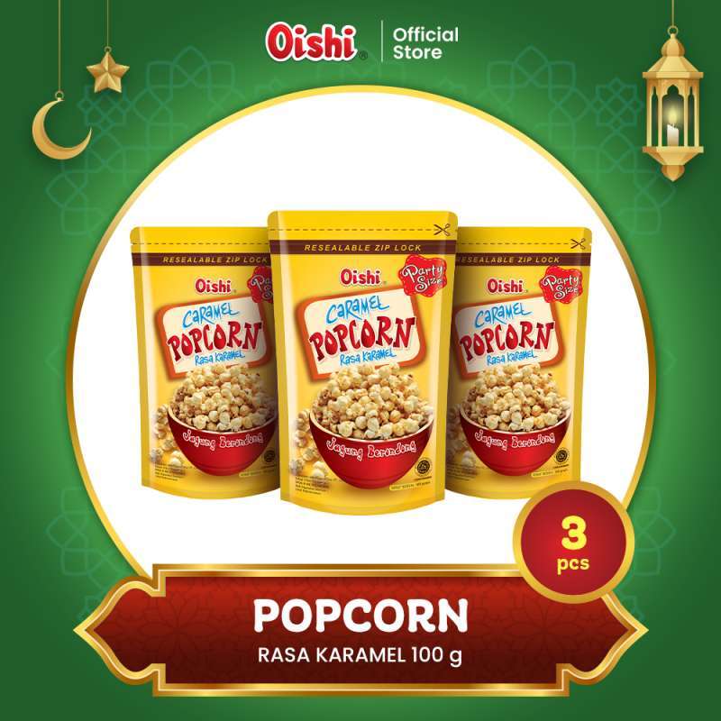Jual Oishi Popcorn Rasa Karamel - Gratis Ongkir & Harga Terbaru April ...