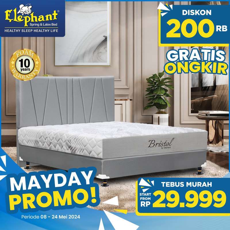 Promo Springbed Orthopedic Elephant Tipe Bristol / Tanpa Per - 160 X ...