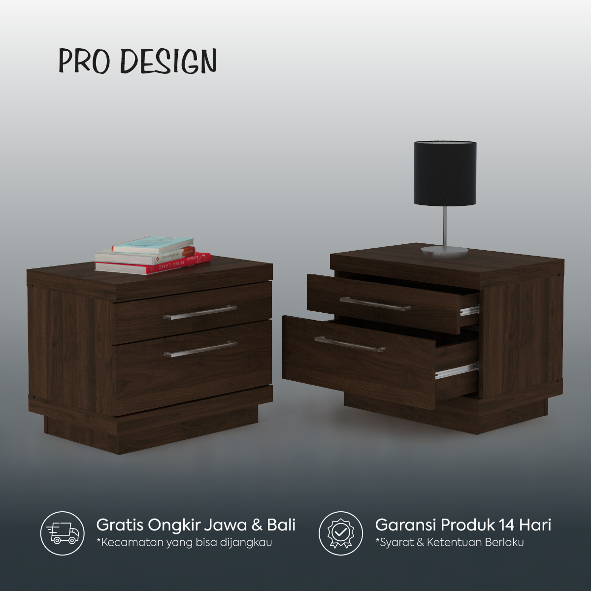 Promo Pro Design Patron Bedside Tables Diskon 54% di Seller Pro Design ...