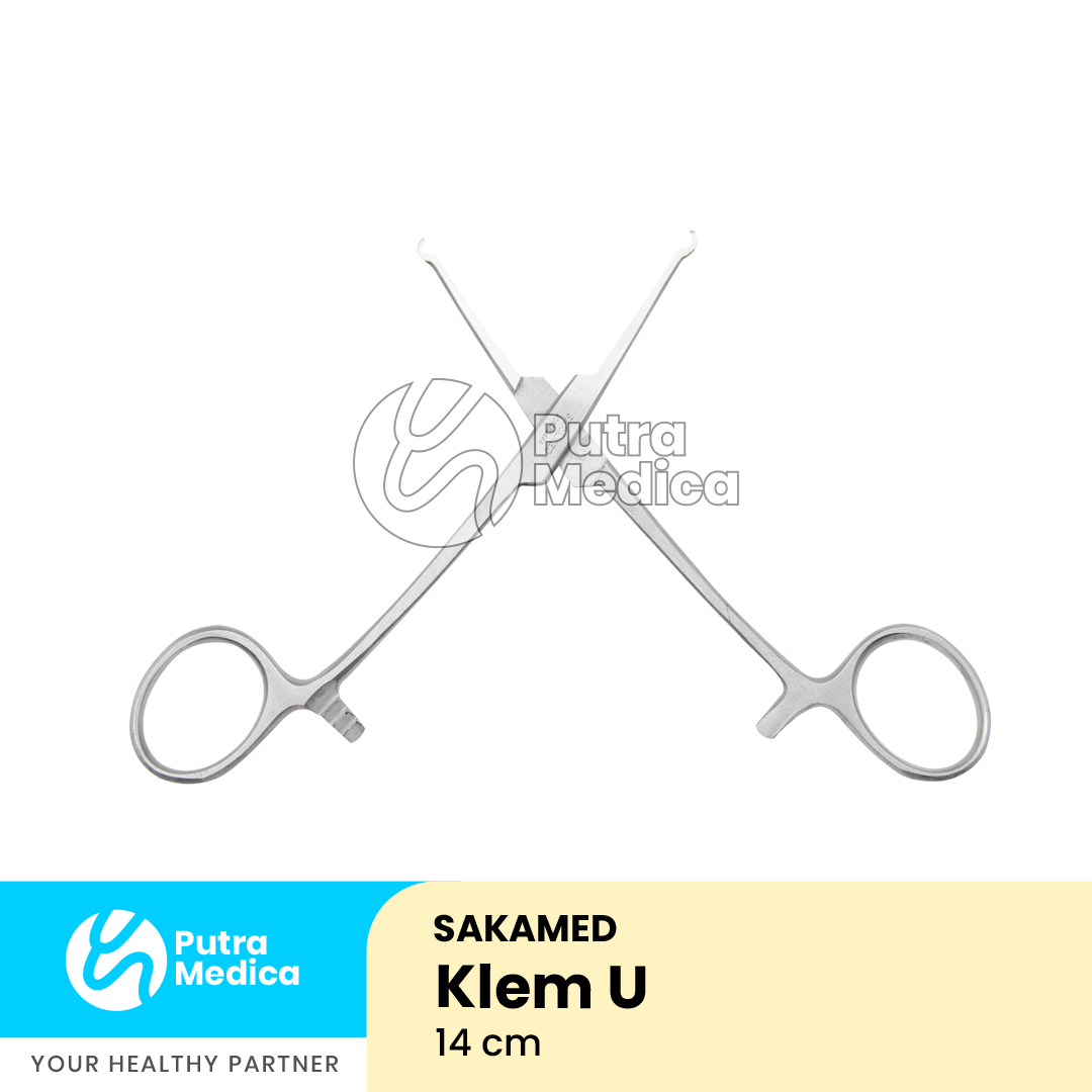 Jual Sakamed Klem U 14cm / Cabut Lepas Implan / Instrumen Instrument ...