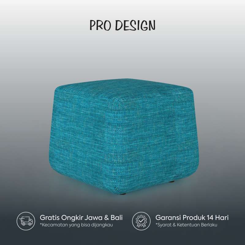 Promo Pro Design Rhea Stool / Bangku kaki / Ottoman 55 Fabric Diskon 28 ...