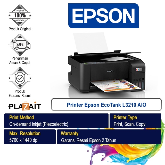 Jual Printer Epson Ecotank L3210 All-in-one Di Seller Pt. Primajaya ...