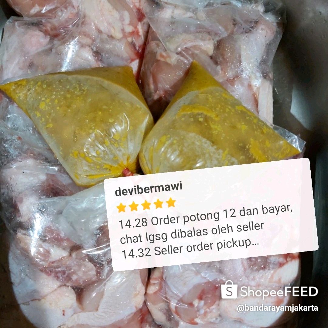 Promo Ayam Potong Frozen UK10/1000-1100gr/Ayam Karkas/Ayam Broiler ...