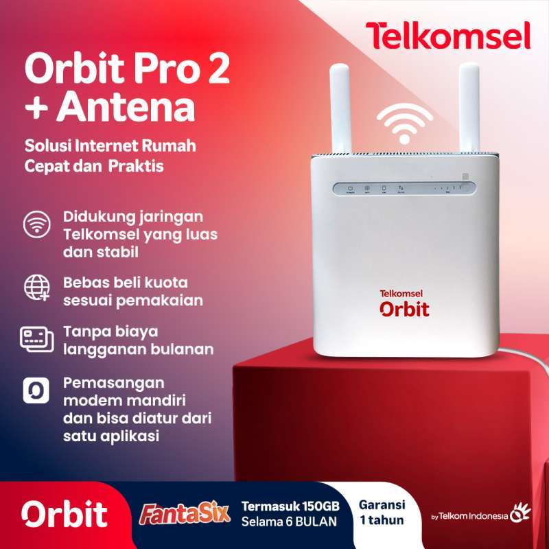 Jual Telkomsel Orbit Pro 2 Modem WiFi 4G High Speed Bonus Data With ...