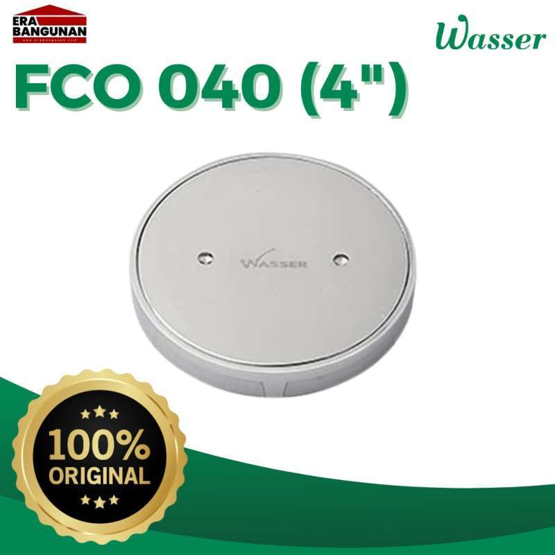 Promo Wasser Fco-040 Round Floor Clean Out [4 Inch] Diskon 17% Di ...