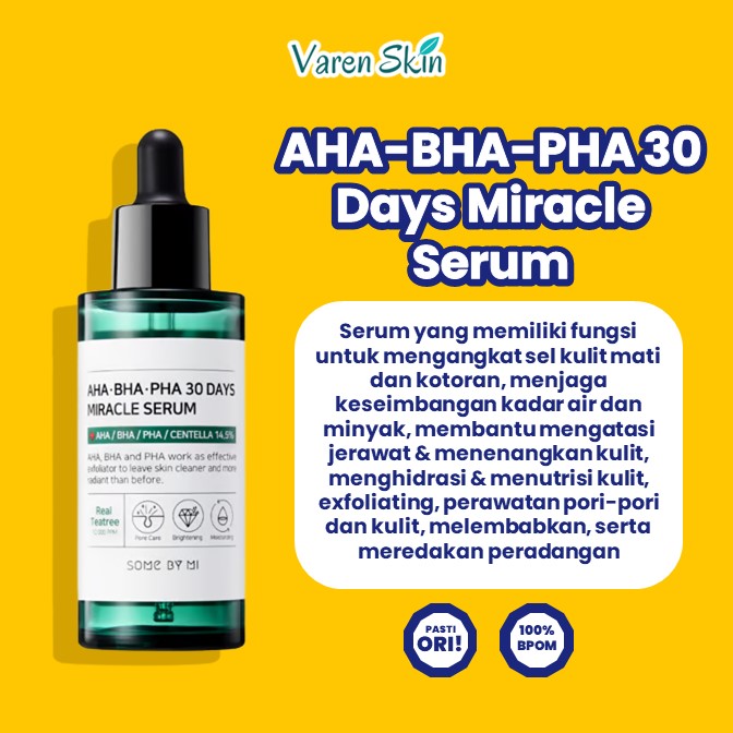 Promo SOMEBYMI AHA/BHA/PHA 30 Days Miracle Serum (50ml) Diskon 63% di ...
