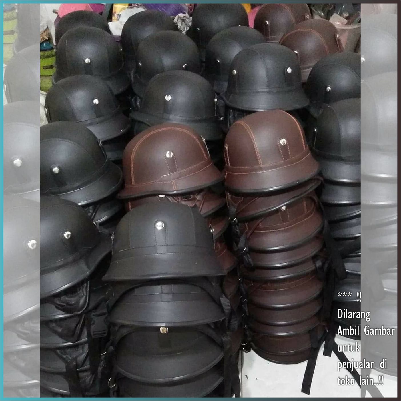 Jual Helm Army Helm Tentara Kulit Jadul Antik Untuk Motor Klasik ...