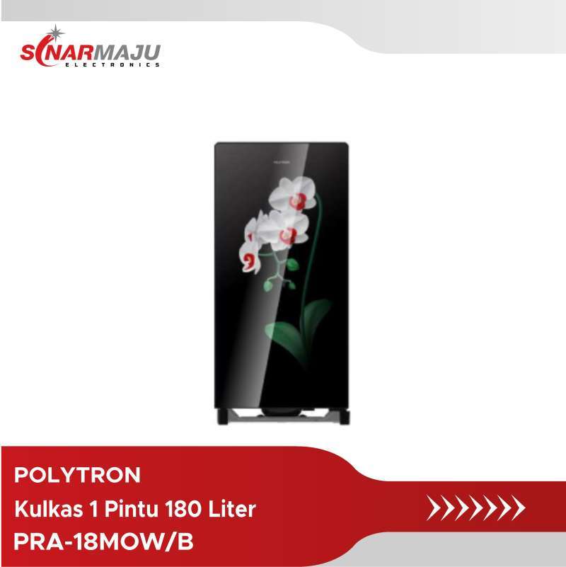 Jual Kulkas 1 Pintu Polytron 180 liter PRA-18MOW/B PRA18MOW PRA18MOB di ...