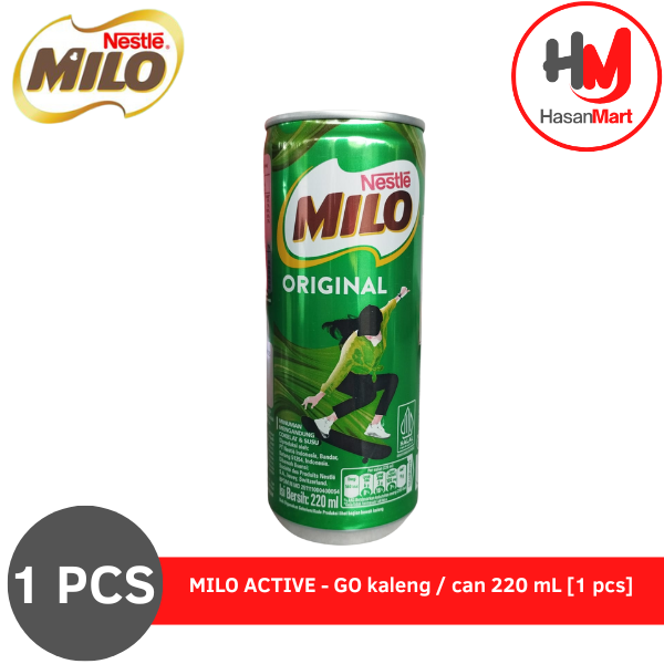 Promo MILO ACTIVE - GO kaleng / can 220 mL [1 pcs] Diskon 7% di Seller ...
