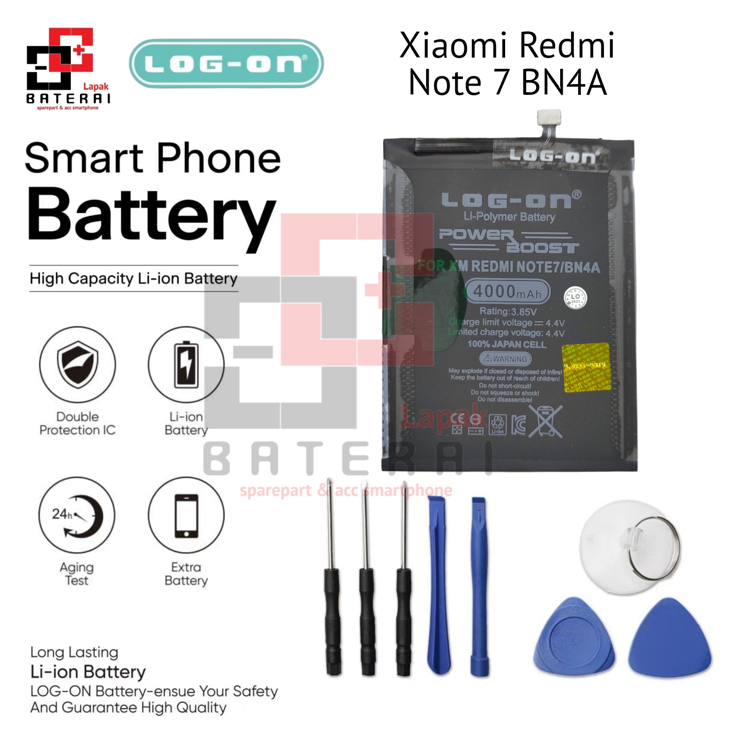 Jual Log On - Bn4a Xiaomi Redmi Note 7 / Note 7 Pro Power Boost Double ...