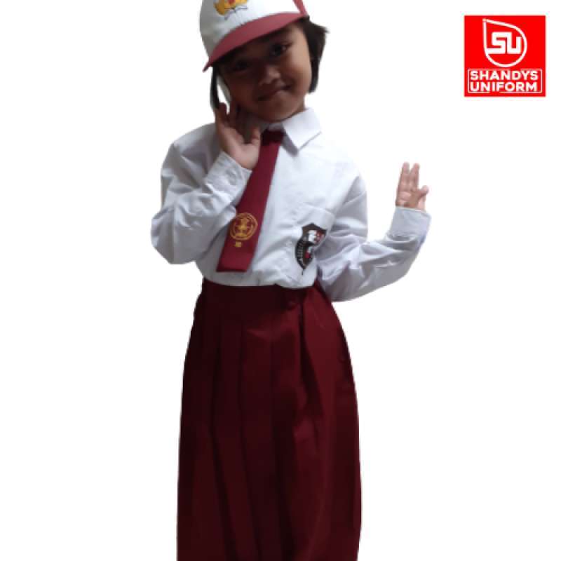 Promo Shandys Uniform I Baju Seragam SD Negeri Warna Putih Lengan ...