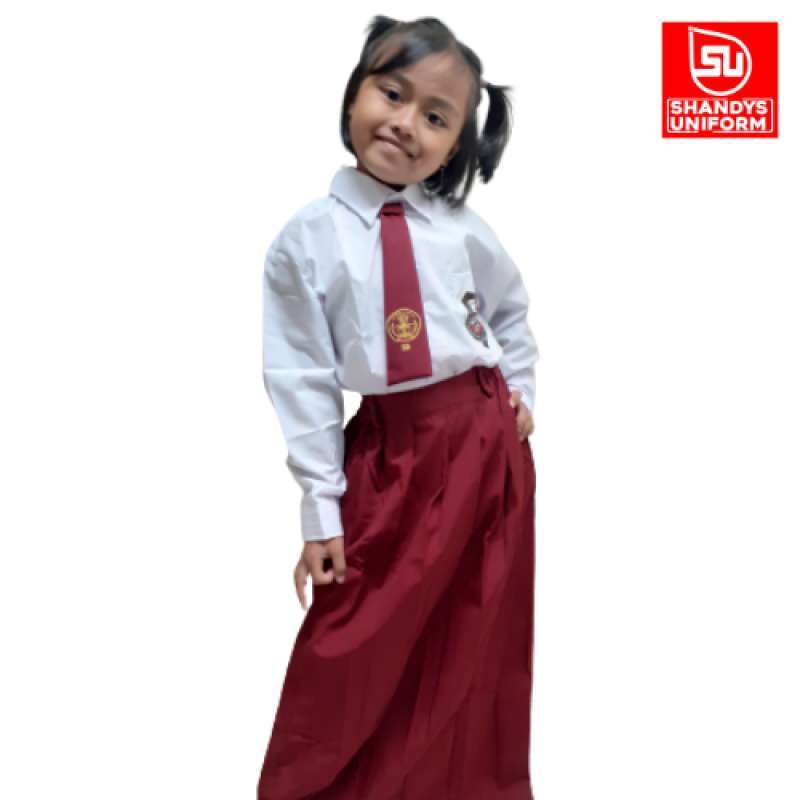 Promo Shandys Uniform I Baju Seragam SD Negeri Warna Putih Lengan ...
