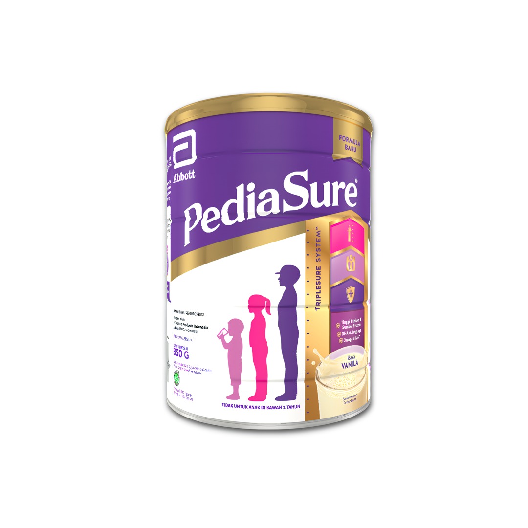 Promo PEDIASURE COMPLETE TRIPLESURE VANILLA CAN [850 GR] Diskon 14% di ...