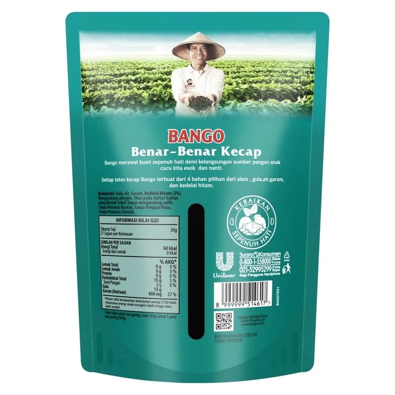 Promo Bango Kecap Manis Refill Pouch 540 G/ 400 Ml Diskon 10% Di Seller ...