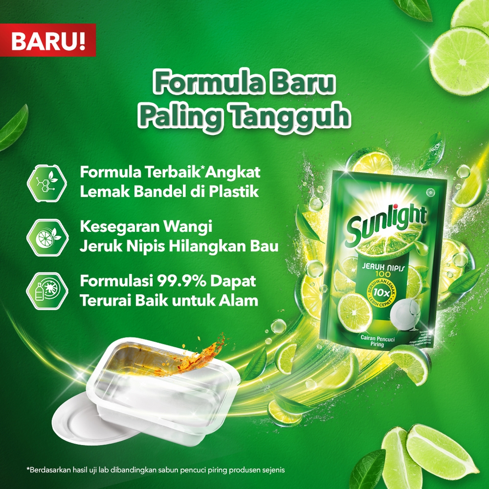 Jual Sunlight Sabun Cuci Piring Cair Refill Jeruk Nipis [635 Ml] Isi 2 Pcs Di Seller Blimart ...