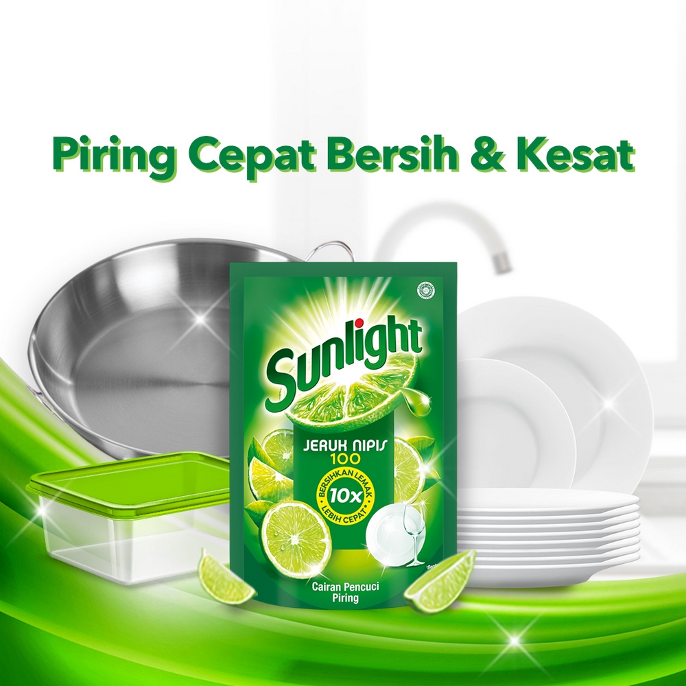 Jual Sunlight Sabun Cuci Piring Cair Refill Jeruk Nipis [635 Ml] Isi 2 Pcs Di Seller Blimart ...