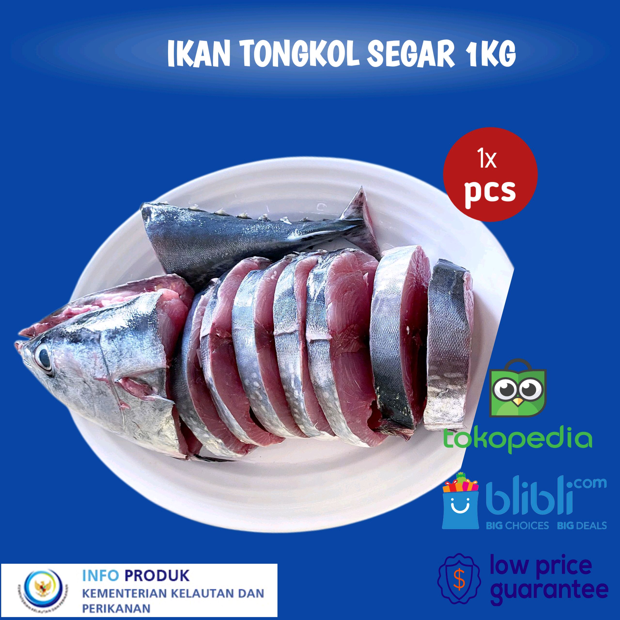 Jual Jagal Online Store - Ikan Tongkol Segar Besar 1Kg di Seller Jagal ...